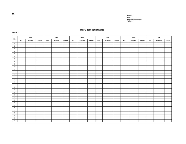 Form Claim Bensin - 2 | PDF