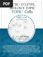 Concise Revision Course Csec HSB - Compress | PDF | Cell (Biology) | Chart