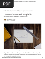 Chapter-4 (Plotting Data Using Matplotlib) | PDF | Chart | Computer Programming