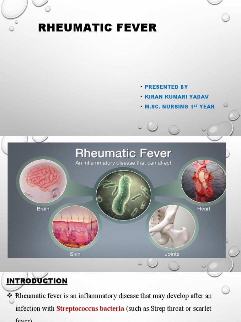 On Rheumatic Fever | PDF | Streptococcus | Rheumatology