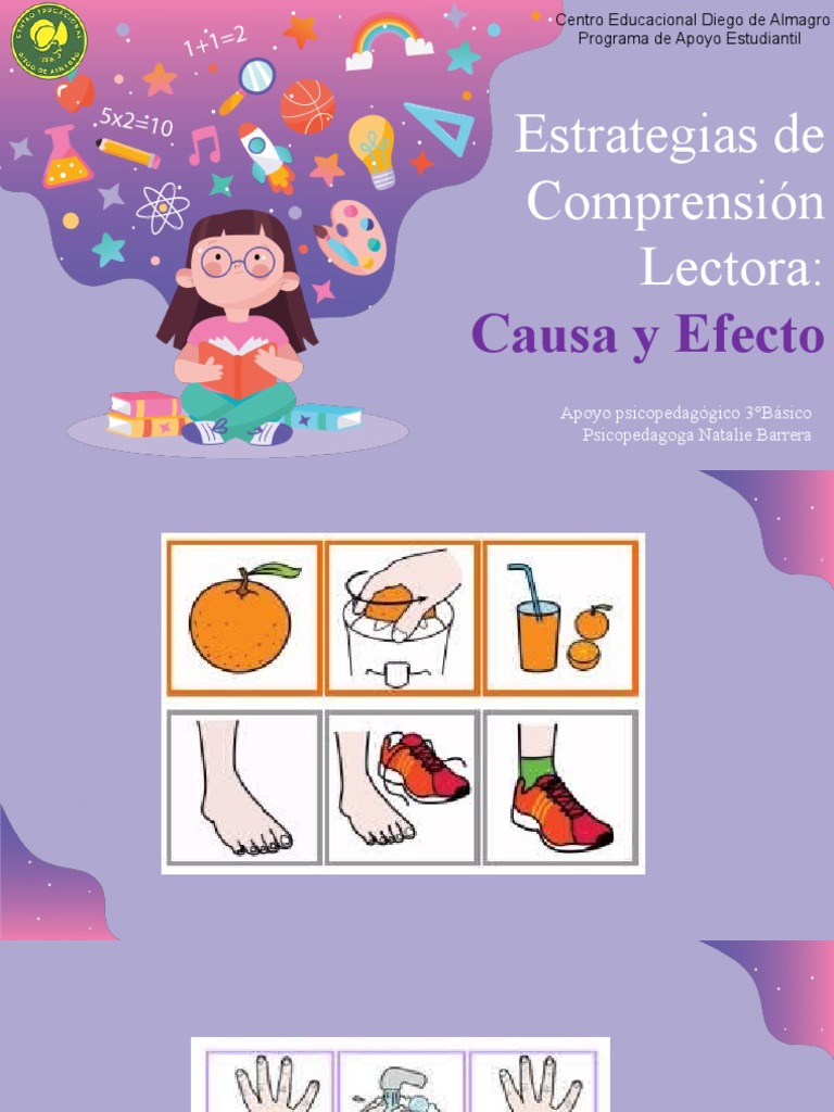 Estrategias de Comprensión Lectora: Causa y Efecto a través de la ...