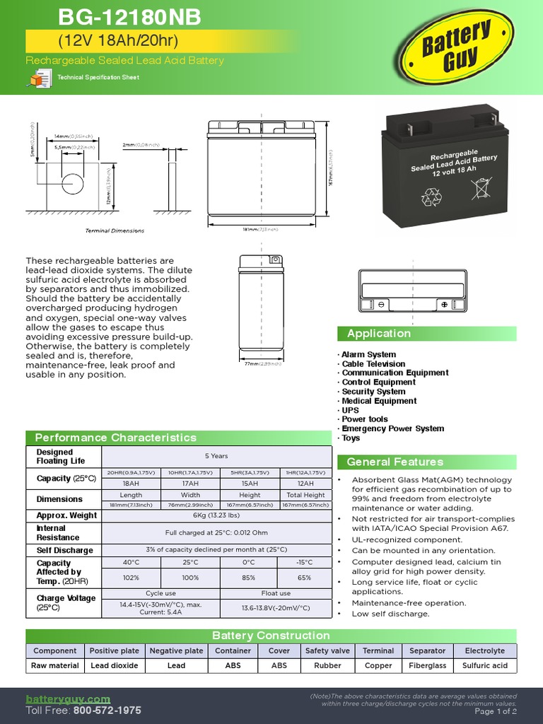 Cap 6 - Ficha Tecnica - Bateria | PDF | Physical Sciences | Energy Storage