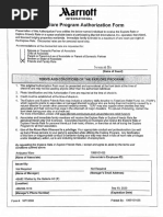 Marriott Explore Program Form | PDF