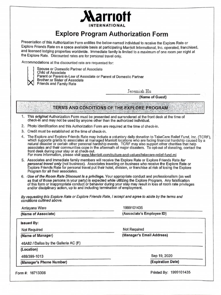 A.arr1ott: Explore Program Authorization Form | PDF | Social Institutions | Social Science