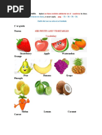 Memorama de Frutas Y Verduras | PDF