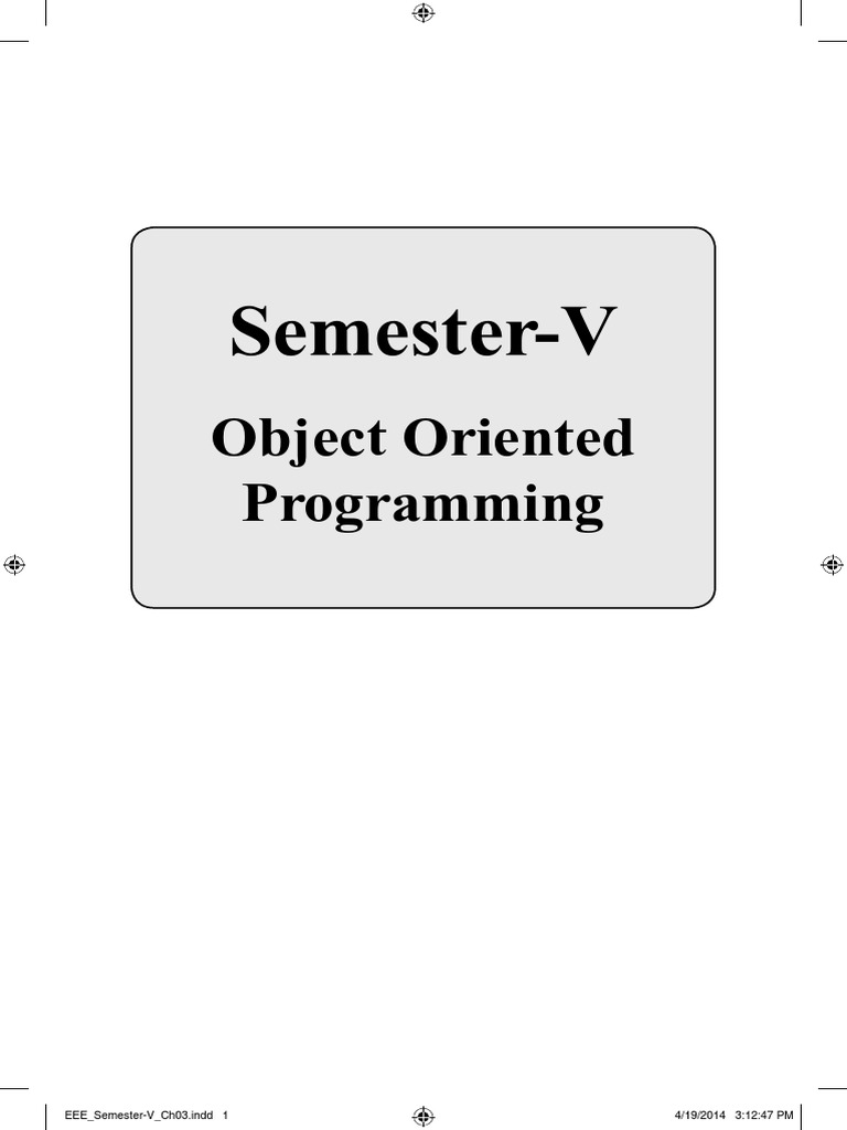 Object Oriented Programming Exam Guide | PDF | Method (Computer ...