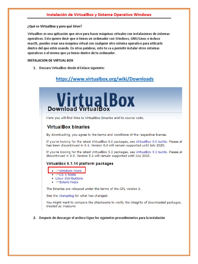 Instalacion de VirtualBox y Windows 8 | PDF | Virtualización | Microsoft Windows