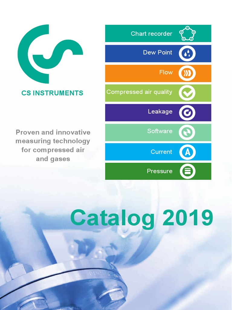 Catalog 2019: Cs Instruments | PDF | Touchscreen | Sensor