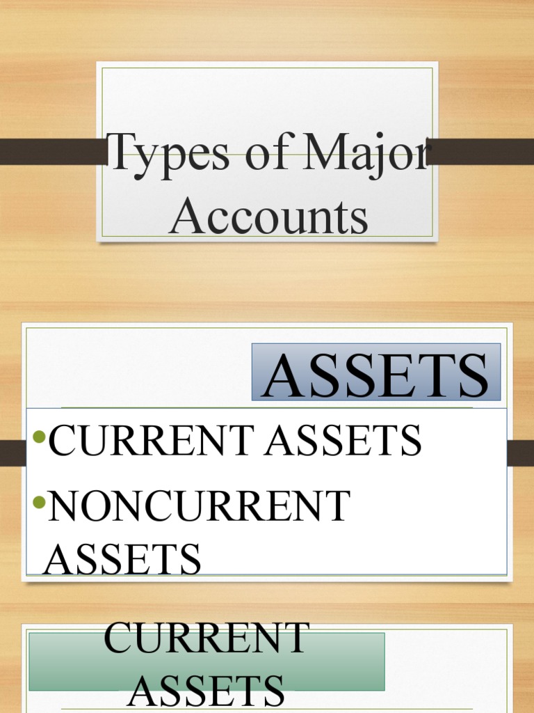 Types of Major Accounts | Download Free PDF | Equity (Finance ...