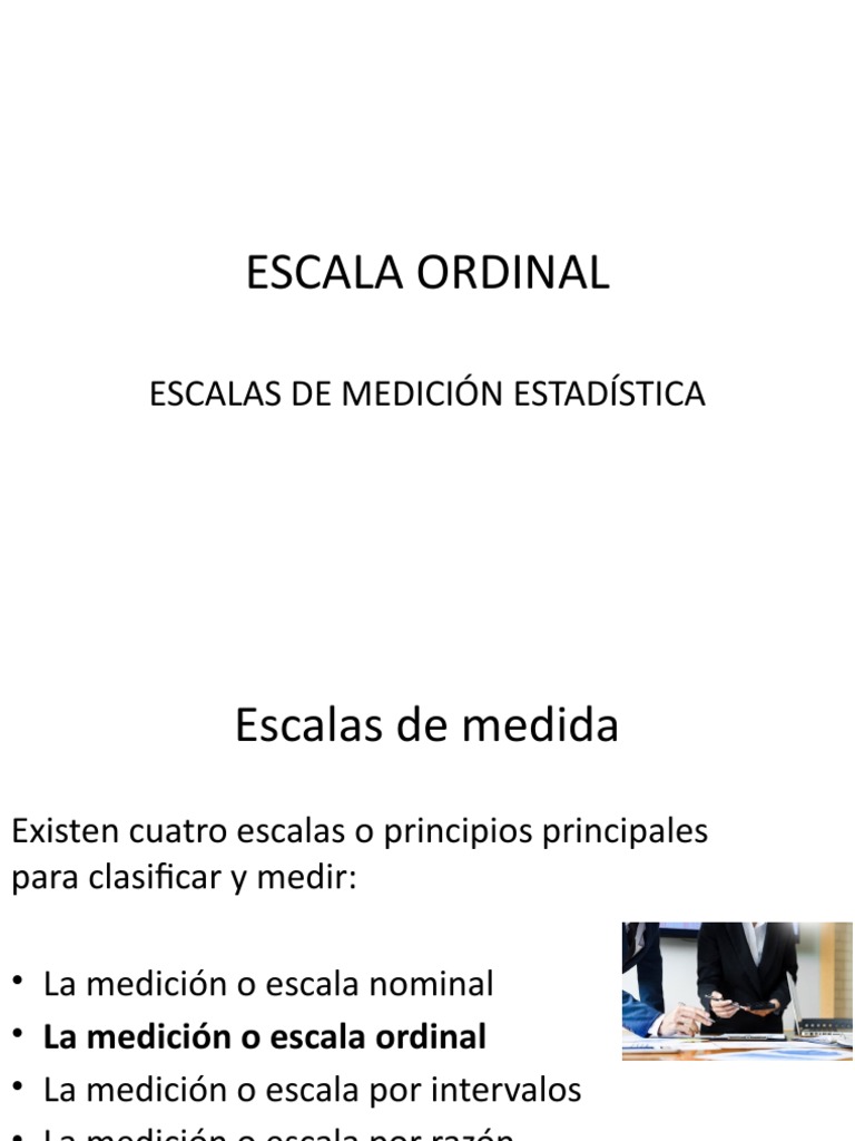 Escala Ordinal | PDF | Nivel de medida | Escala Likert