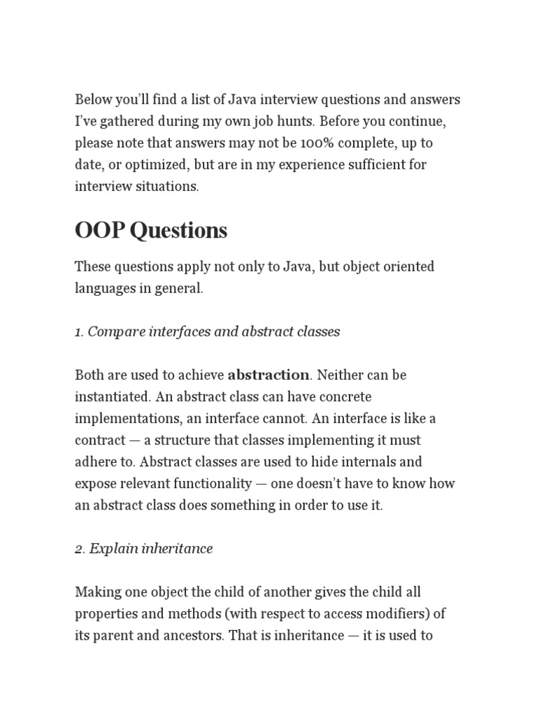Java Questions Pdf Class Computer Programming Method Computer 2788