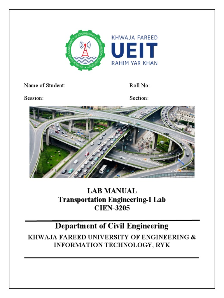 Transportation Lab Manual | PDF | Concrete | Wear