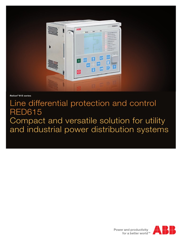 Line Differential Protection and Control RED615 | PDF