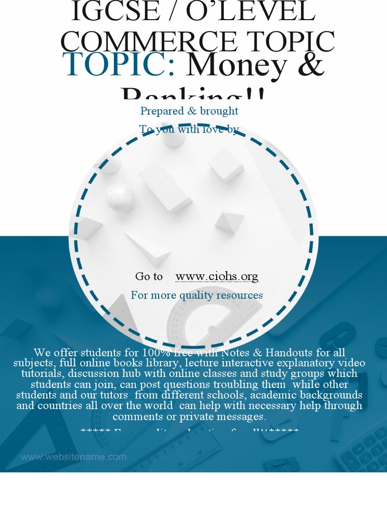 Topic 1 Introduction To Commerce | PDF | Retail | Factory