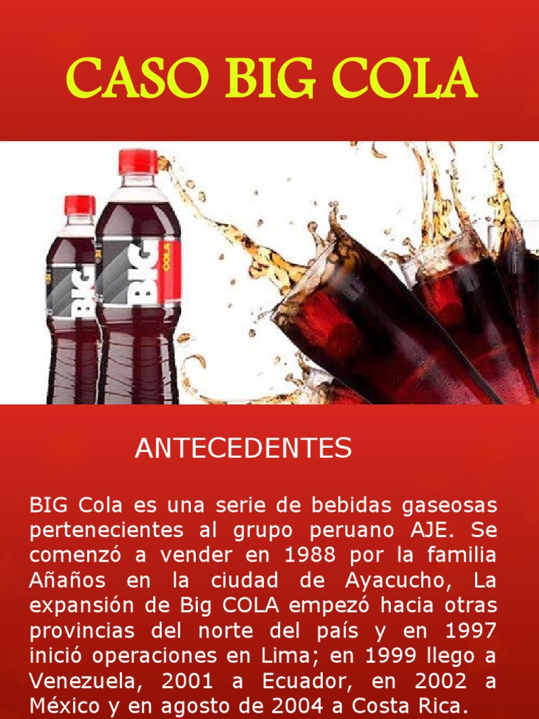 Caso Big Cola | PDF | Economias | Business