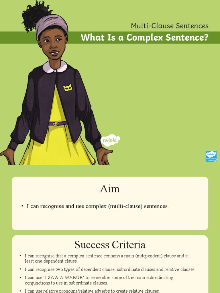 t2 e 3181 Multiclause Sentences ks2 What Is A Complex Sentence ...