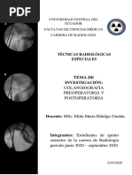 Colangiografía Por Sonda en T | PDF | Bilis | Hígado