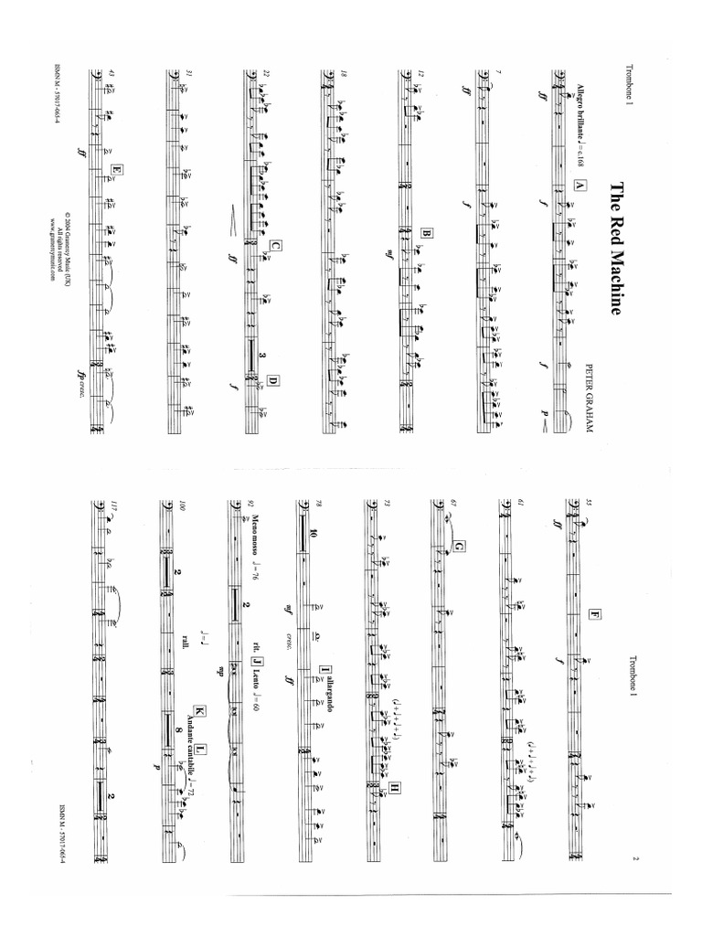 The Red Machine Trombones | PDF
