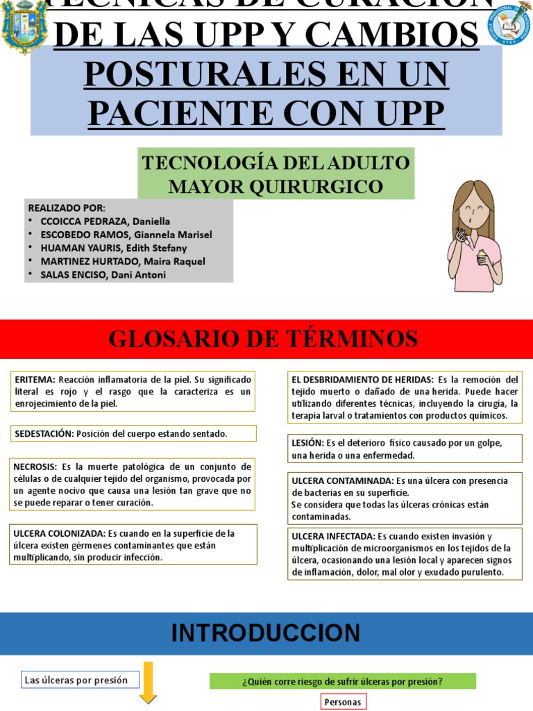 Tecnicas de Curacion de Las Upp y Cambios | PDF | Herida | Curación