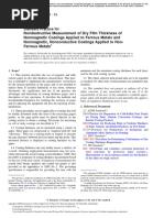 Astm E376 | PDF | Nondestructive Testing | Coating