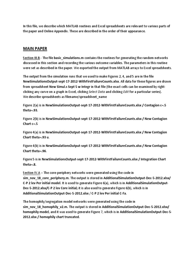Readme - Guide To Files PDF | PDF | Spreadsheet | Microsoft Excel