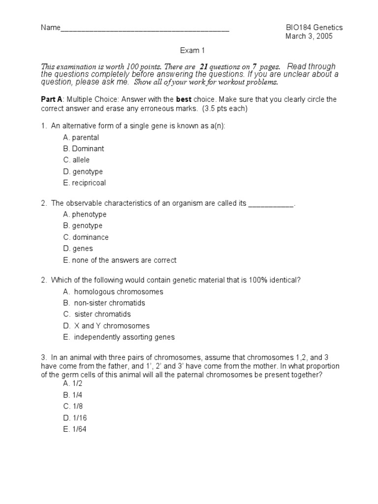 Part A: Multiple Choice: Answer With The Best Choice. Make Sure That ...