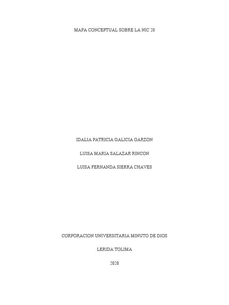 Mapa Conceptual NIC 20: Subvenciones Gubernamentales | PDF | Otorgar ...