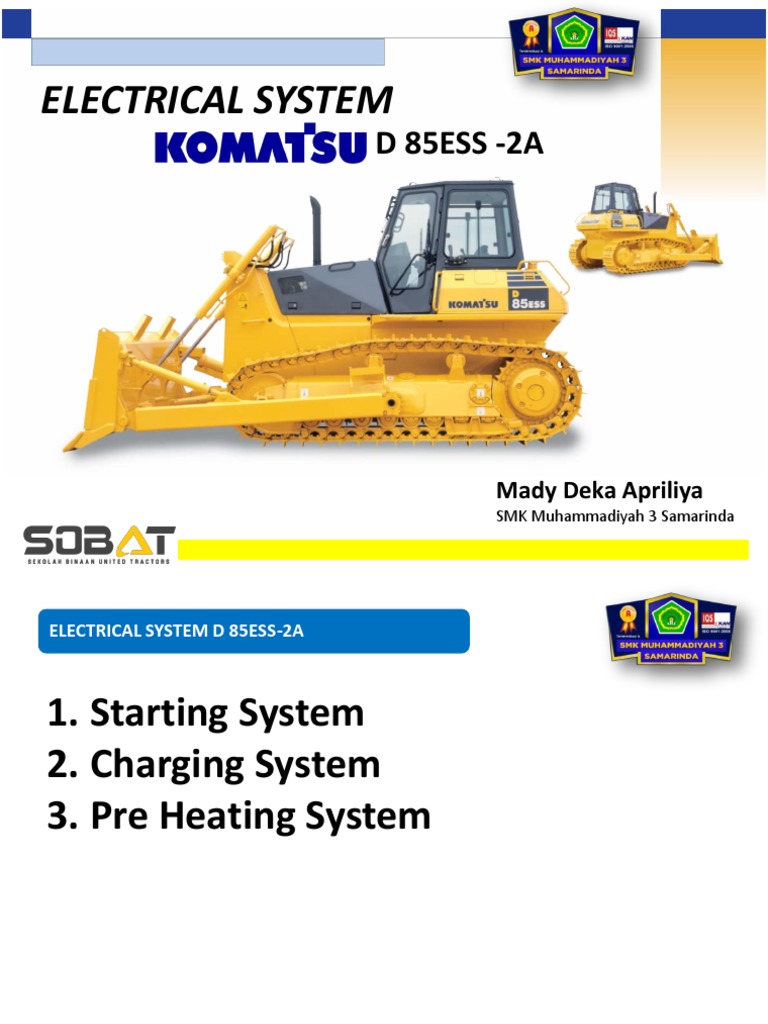 Electrical System D85ESS - 2A | PDF