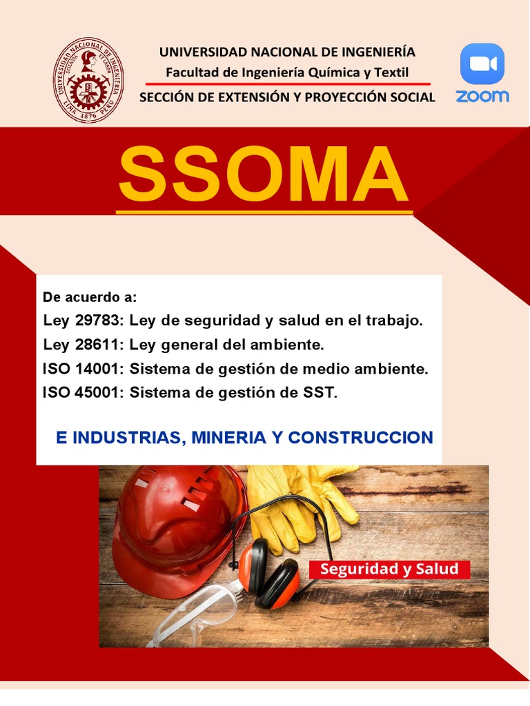 00 Brochure SSOMA PDF | PDF | Seguridad y salud ocupacional | Auditoría