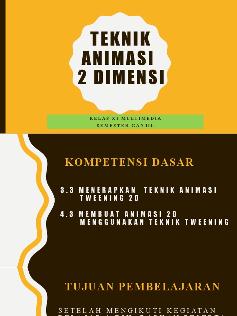 4.PPT - TEKNIK ANIMASI Tweening-3.3 | PDF | Komputer