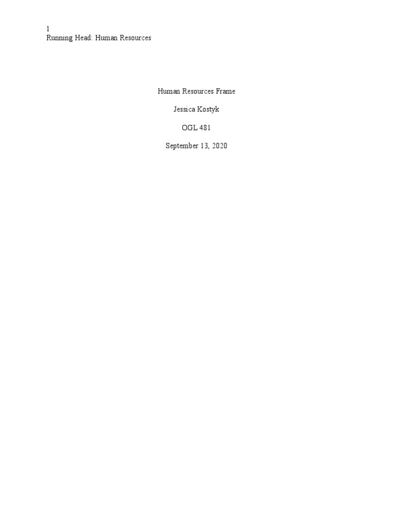 Human Resources Frame | Download Free PDF | Human Resources | Fashion