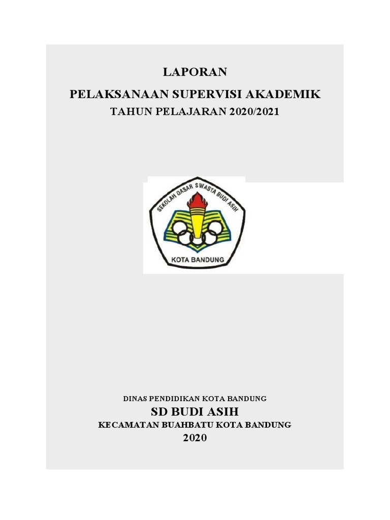 Cover Laporan Supervisi | PDF