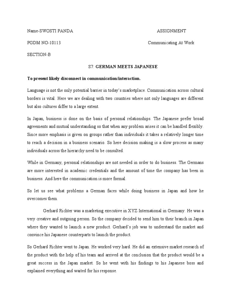 To Present Likely Disconnect in Communication/interaction | PDF ...