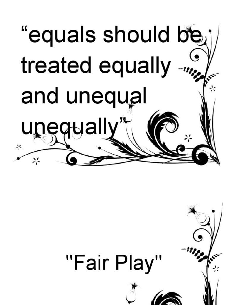 Principles of Justice and Equality | PDF | Social Science