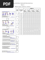 Tabla de Puntaje Generala Con Notas de Puntaje | PDF | Juego de azar ...