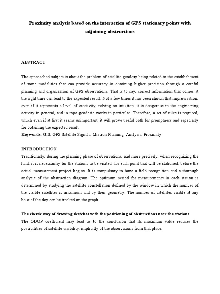 Proximity Analysis ... | Download Free PDF | Geographic Information ...