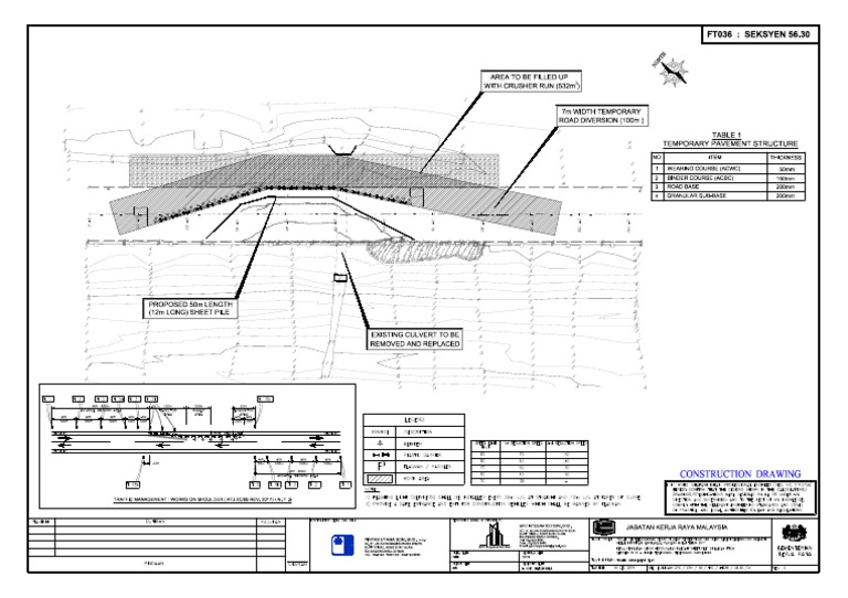 Temporary Road Diversion Plan | PDF | Road Transport