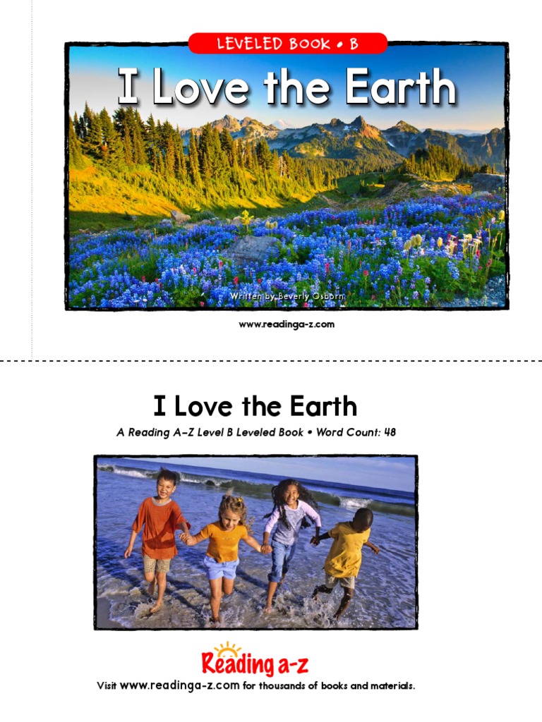 I Love Earth - Book | PDF | Earth | Outer Space