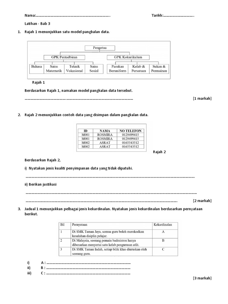 Bab - 3 - Pangkalan Data | PDF