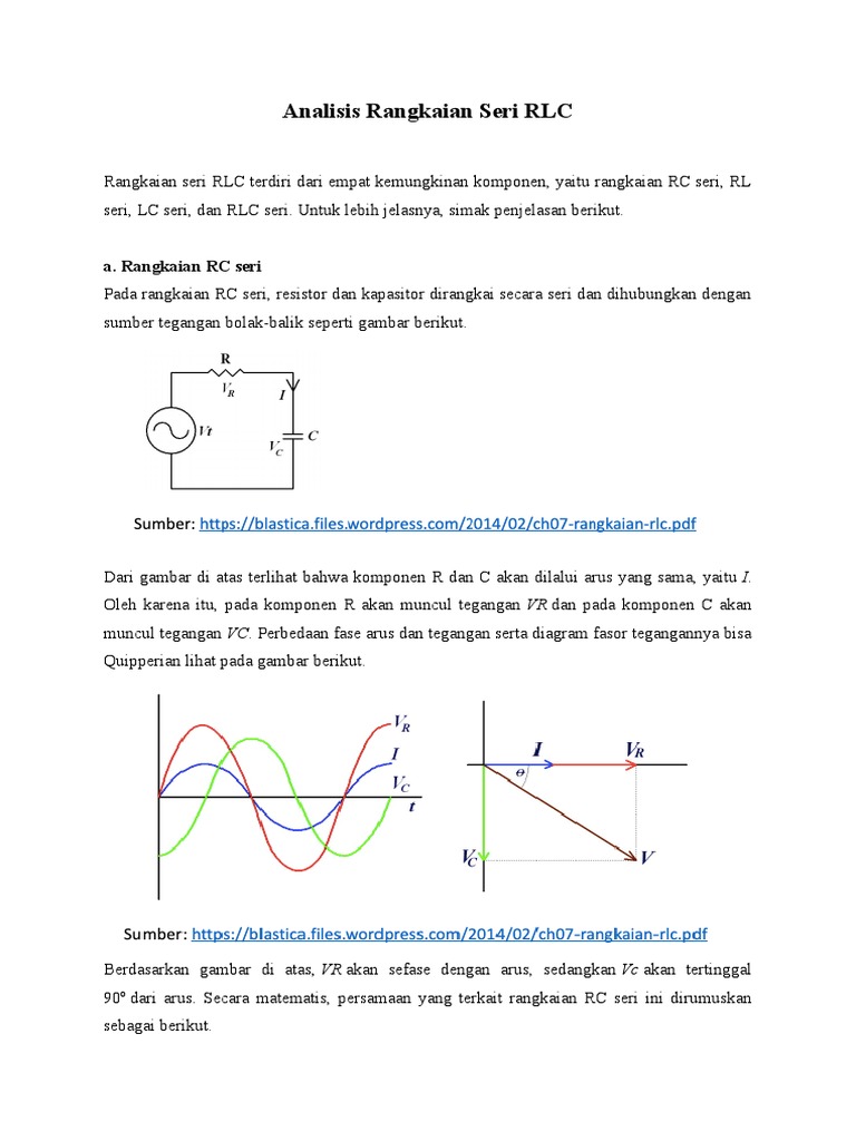 Analisis Rangkaian Seri RLC | PDF | Sains & Matematika