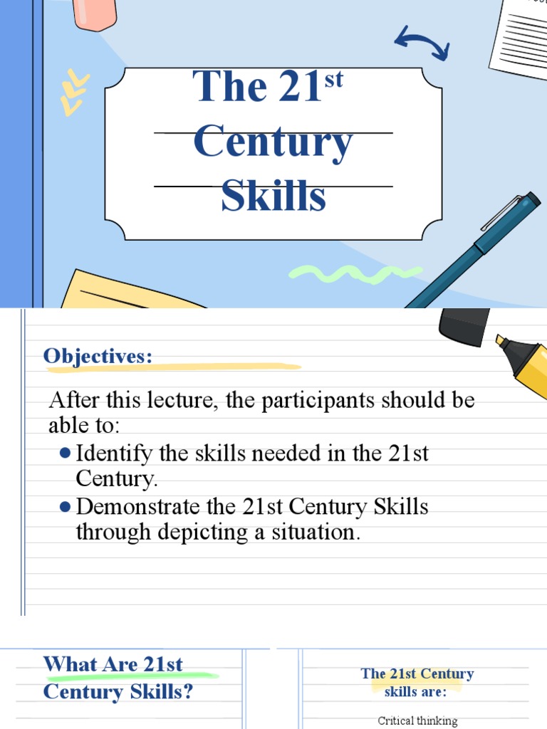 21st Century Skills Overview | PDF | Creativity | Literacy