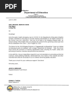 Solicitation Letter To Barangay | PDF