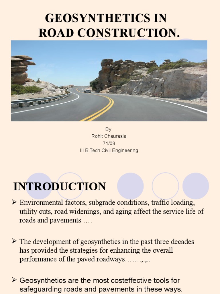 An Overview of the Applications and Benefits of Geosynthetics in Road ...
