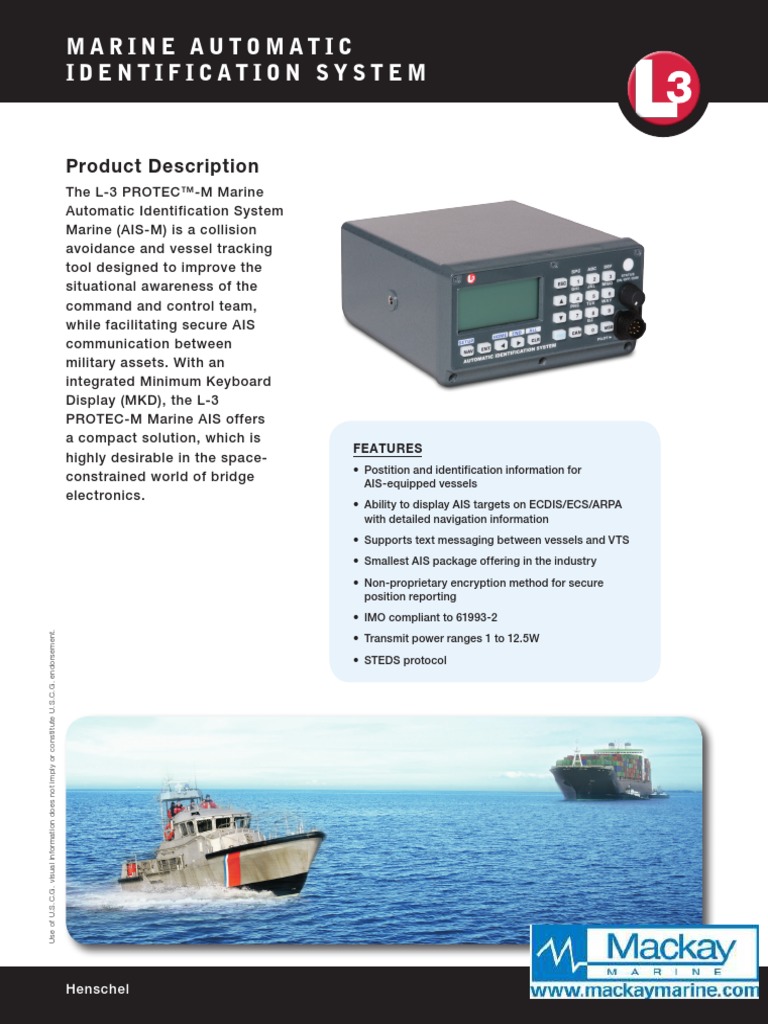 Marine Automatic Identification System: Product Description | PDF ...