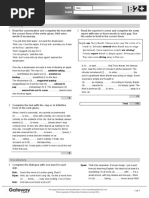 B2 Workbook Answer Key PDF | PDF | Language Arts & Discipline