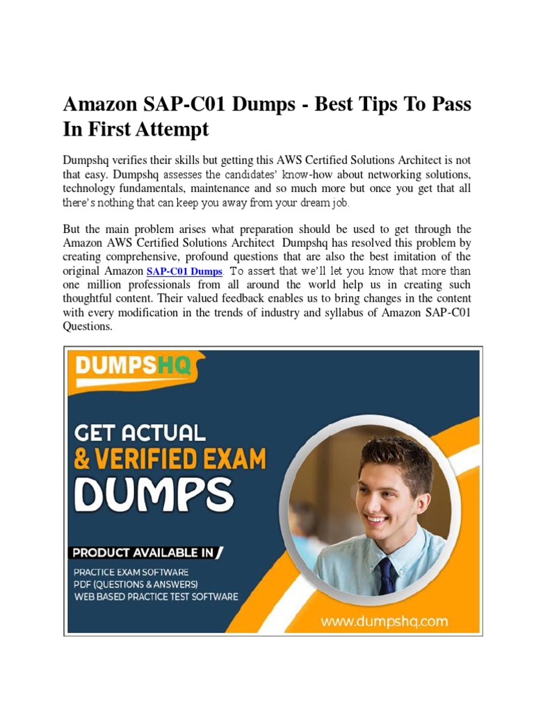 SAP-C01 Dumps - Pass Your Exam by Dumpshq | PDF | Usability | Test ...