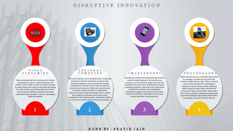 Disruptive Innovation Examples | PDF | Smartphone | Desktop Computer