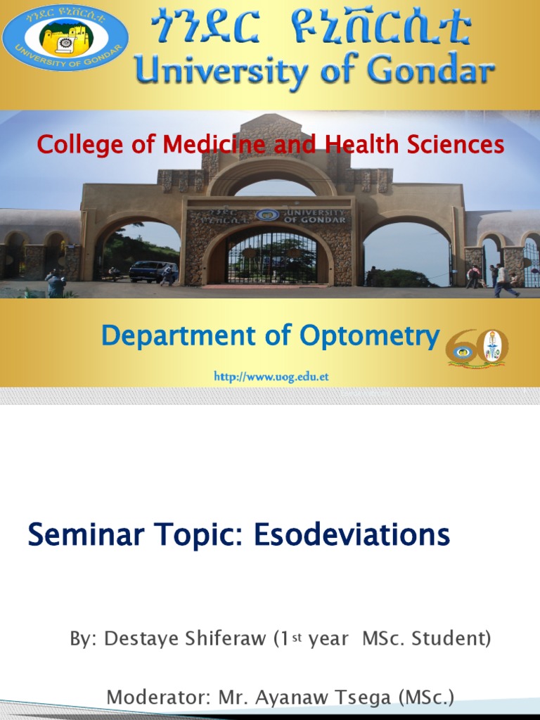 Esodeviation | PDF | Ophthalmology | Human Eye