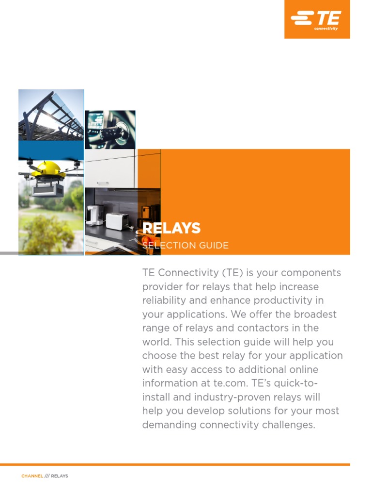 Relays Selection Guide | PDF | Relay | Inductor