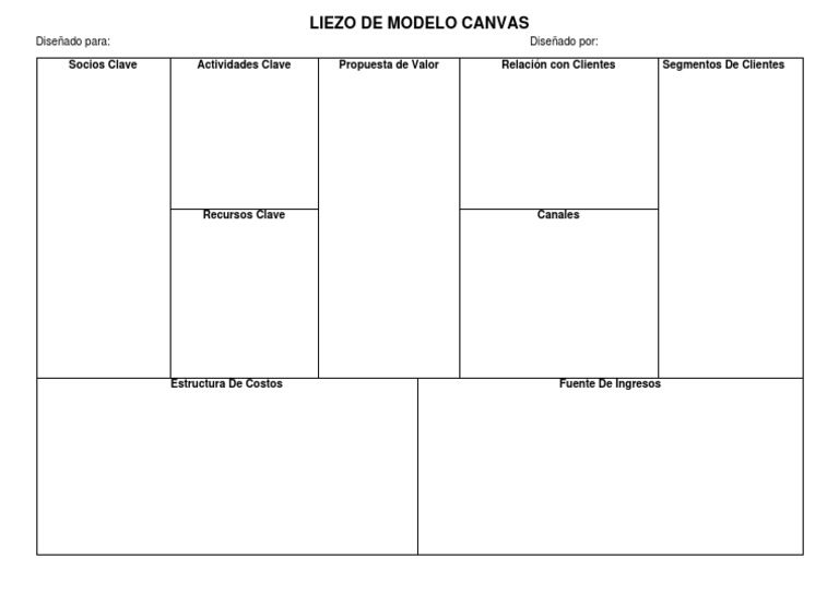 Formato Lienzo Canvas en Blanco | PDF